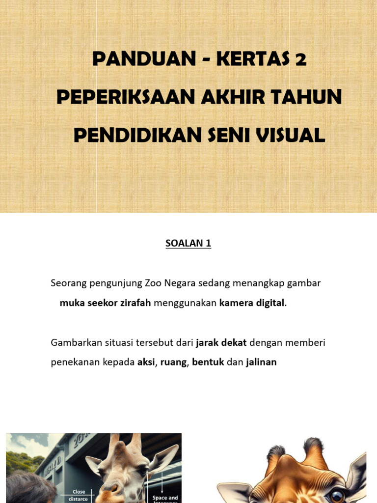 Soalan Dan Panduan Pendidikan Seni Visual Tingkatan 4 & 5 - Kertas 2 | PDF