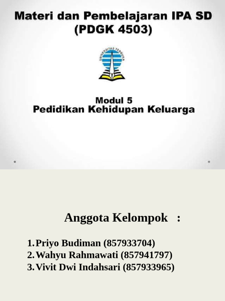 Modul 5 Materi Dan Pembelajaran IPA SD | PDF