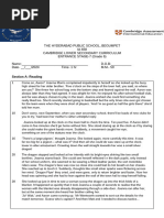 2022 STAAR Grade 4 RLA Answer Key | PDF | Multiple Choice | Dances