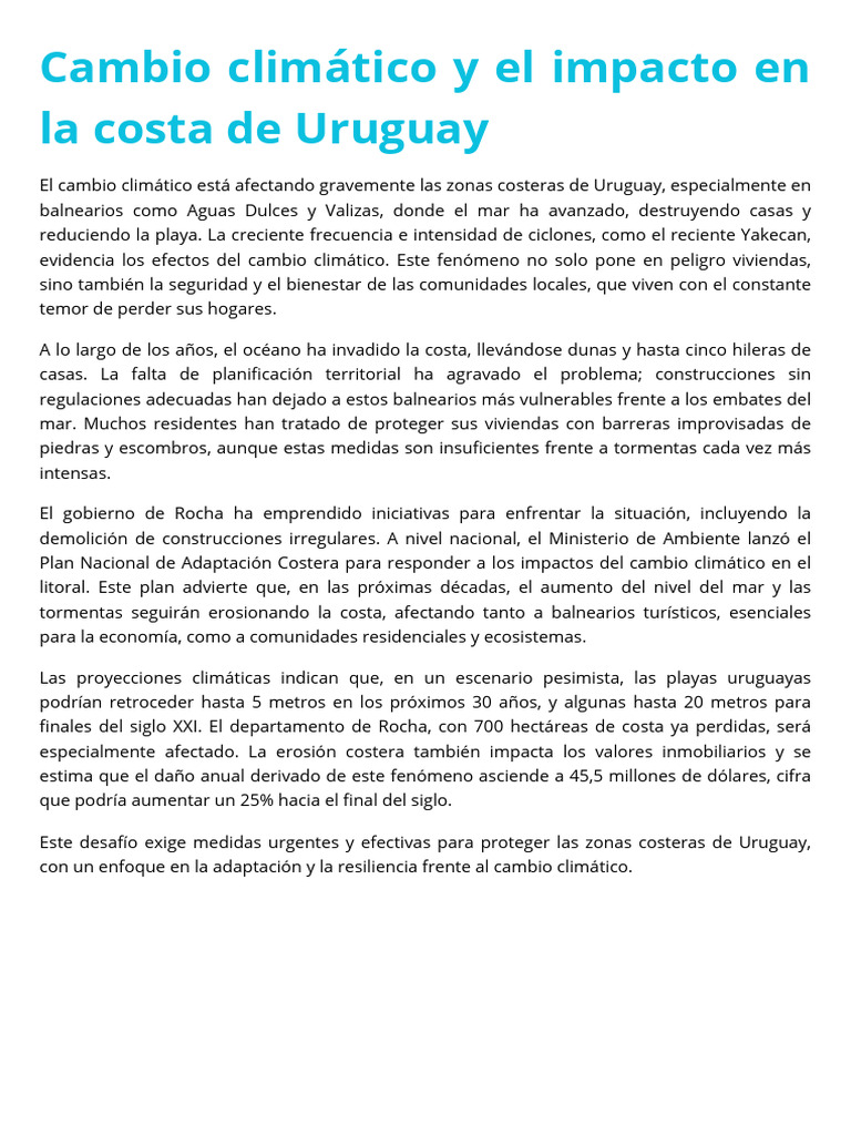 Cambio Climático - 20241030 - 071154 - 0000 | PDF | Ciencia y ...