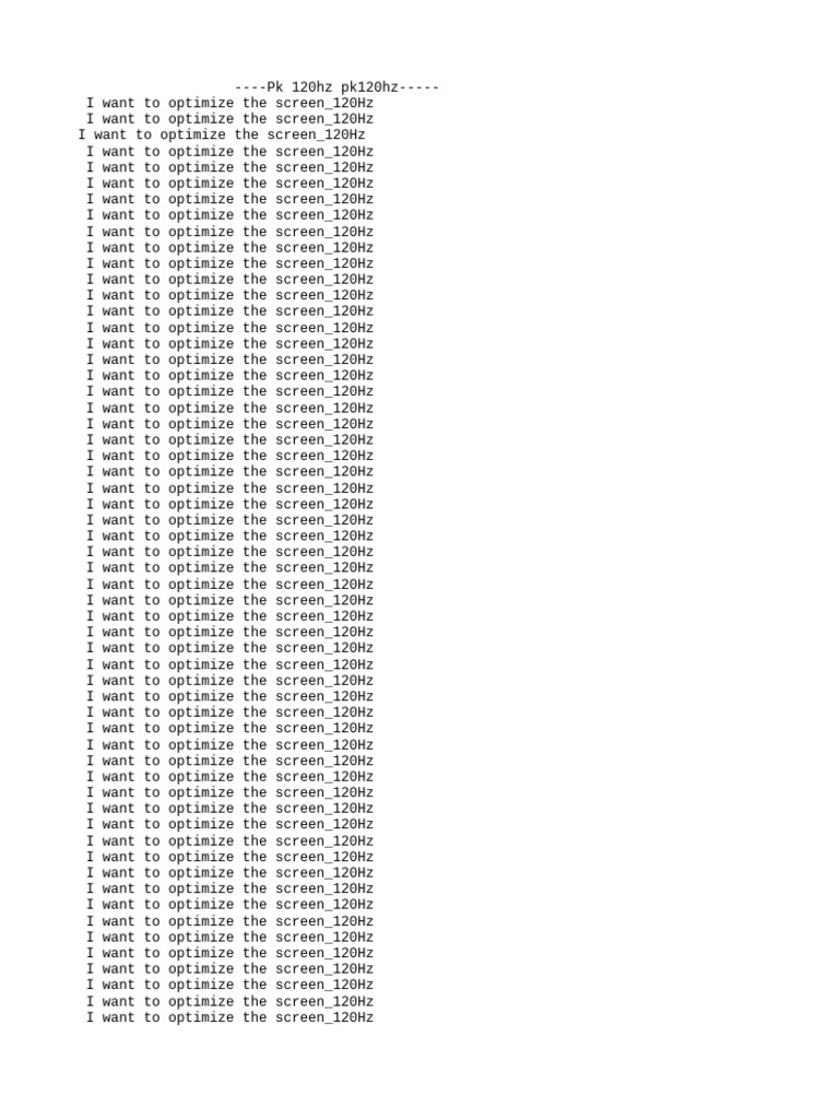 Buff 120HZ | PDF | Technology & Engineering