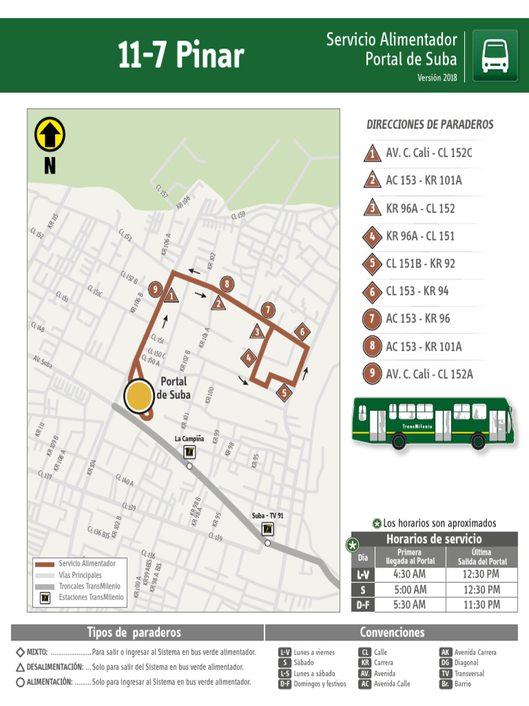 Mapa Ruta 535 | PDF | Transporte en bus | Transporte público