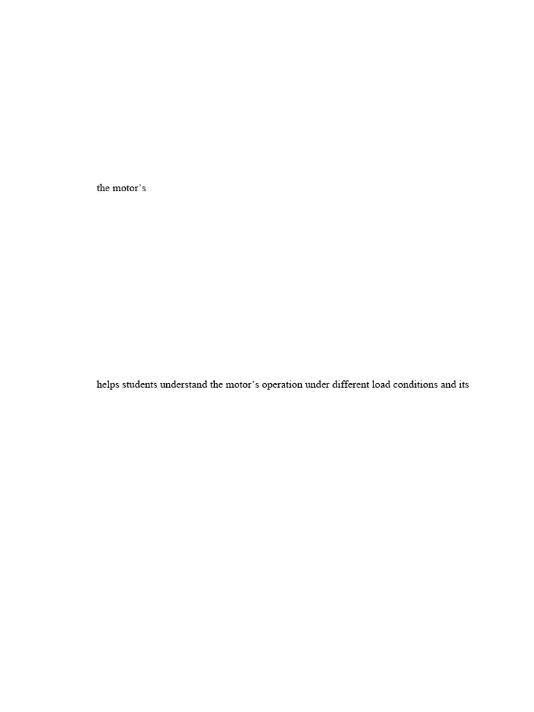 EE213 Cycle 2 Induction Motors Lab Mannual Updated | PDF | Electric ...