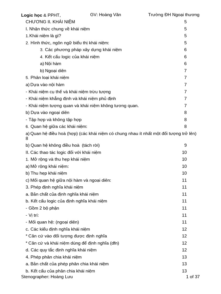 Logic học và PPHT, NCKH thầy Vinh full | PDF