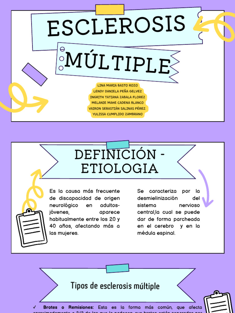 Esclerosis Multiple | PDF | Esclerosis múltiple | Enfermedades y trastornos
