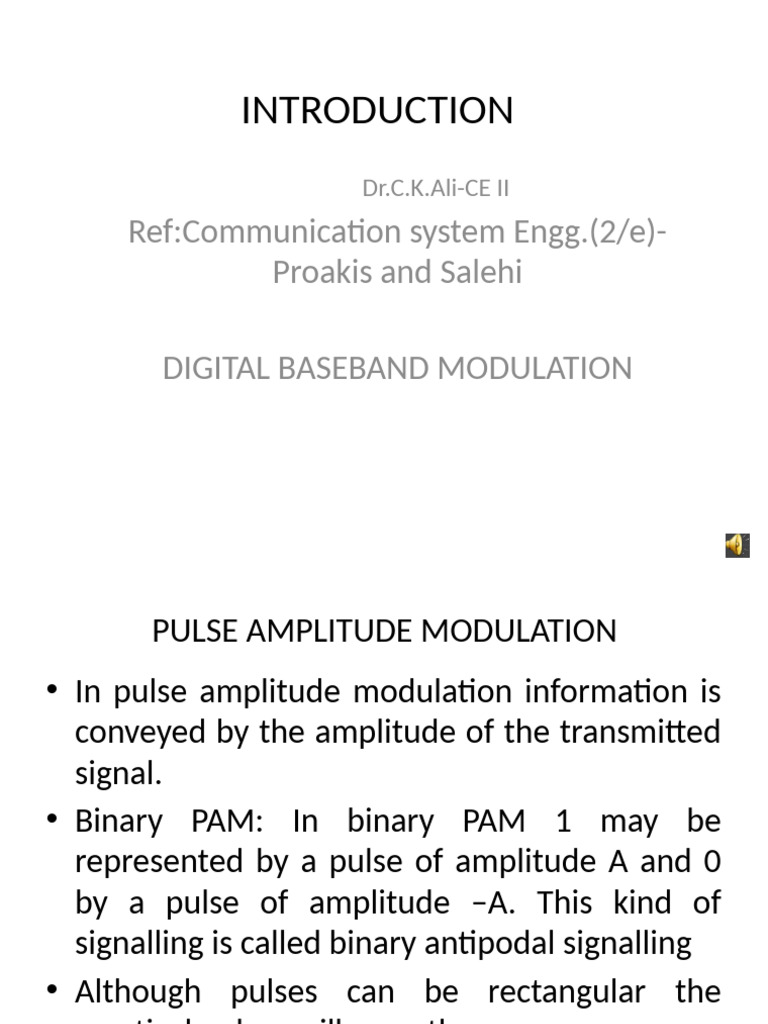 Understanding Pulse Amplitude Modulation | PDF