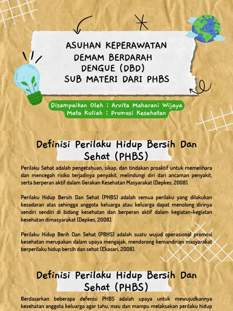 Askep Sap (Dbd-Arvita) | PDF | Pengembangan Diri | Kesehatan Holistik
