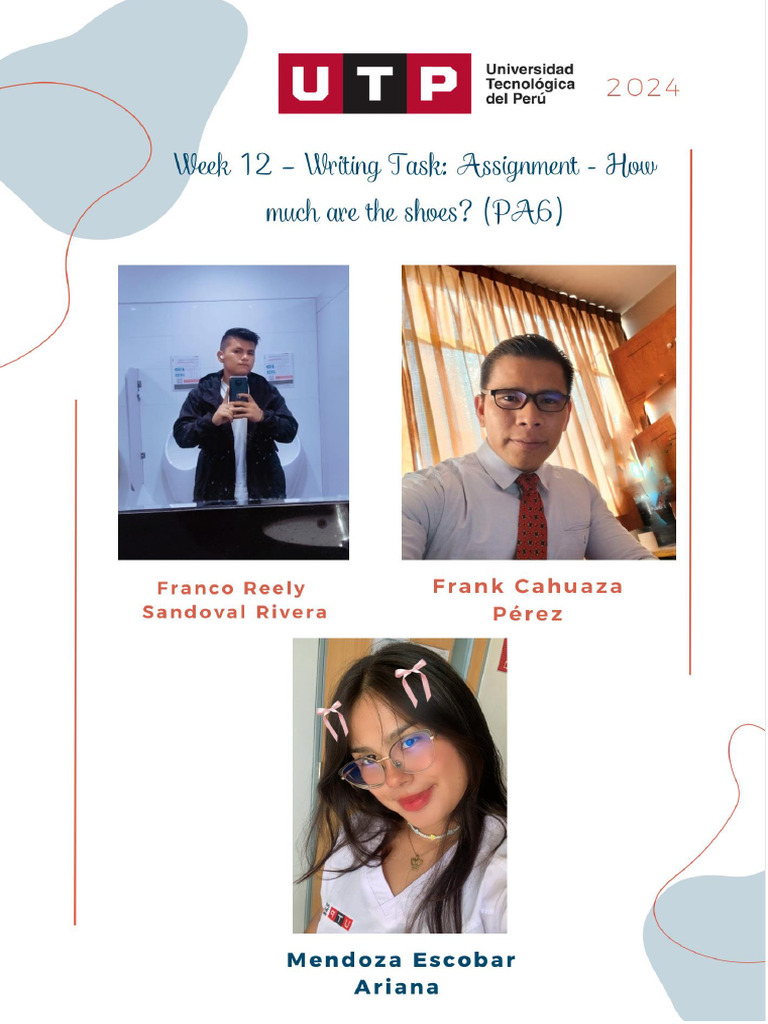 Week 12 - Writing Task Assignment - How Much Are The Shoes (PA6) | PDF