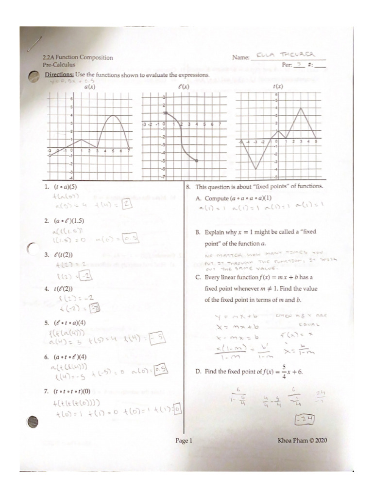 2.2A Function Composition | PDF