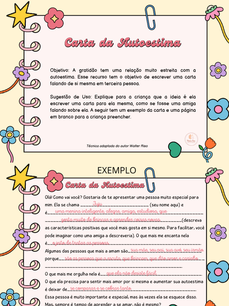 Carta Da Autoestima - Nova Era | PDF | Autoestima | Amor