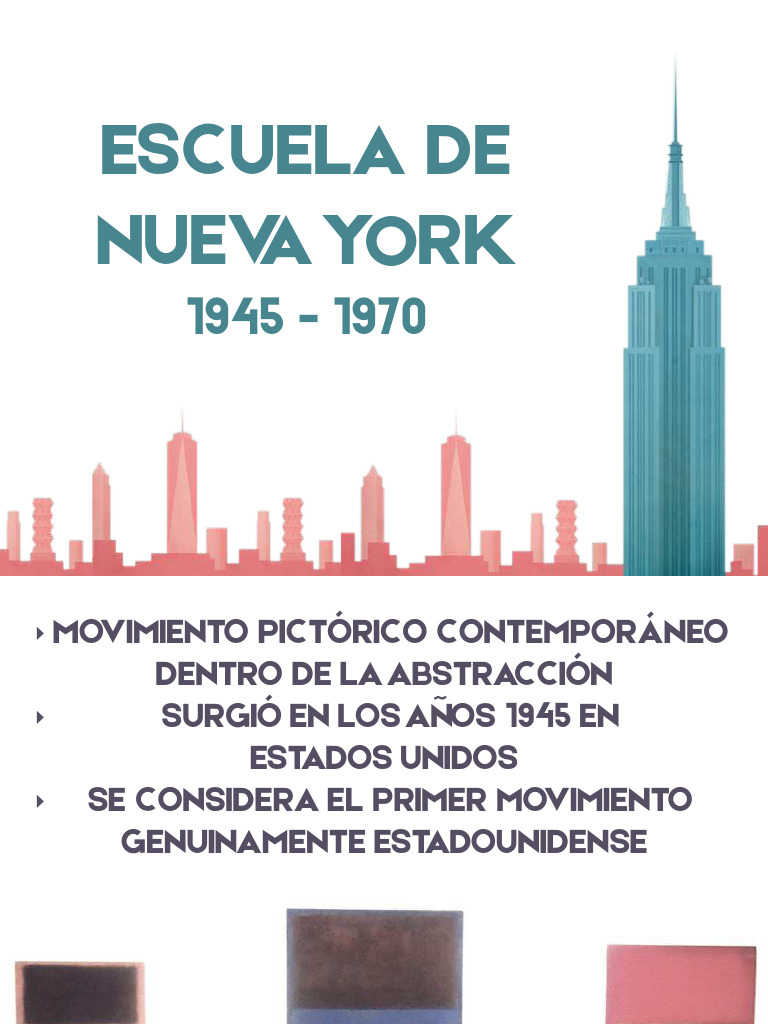 Escuela de Nueva York 1945 | PDF