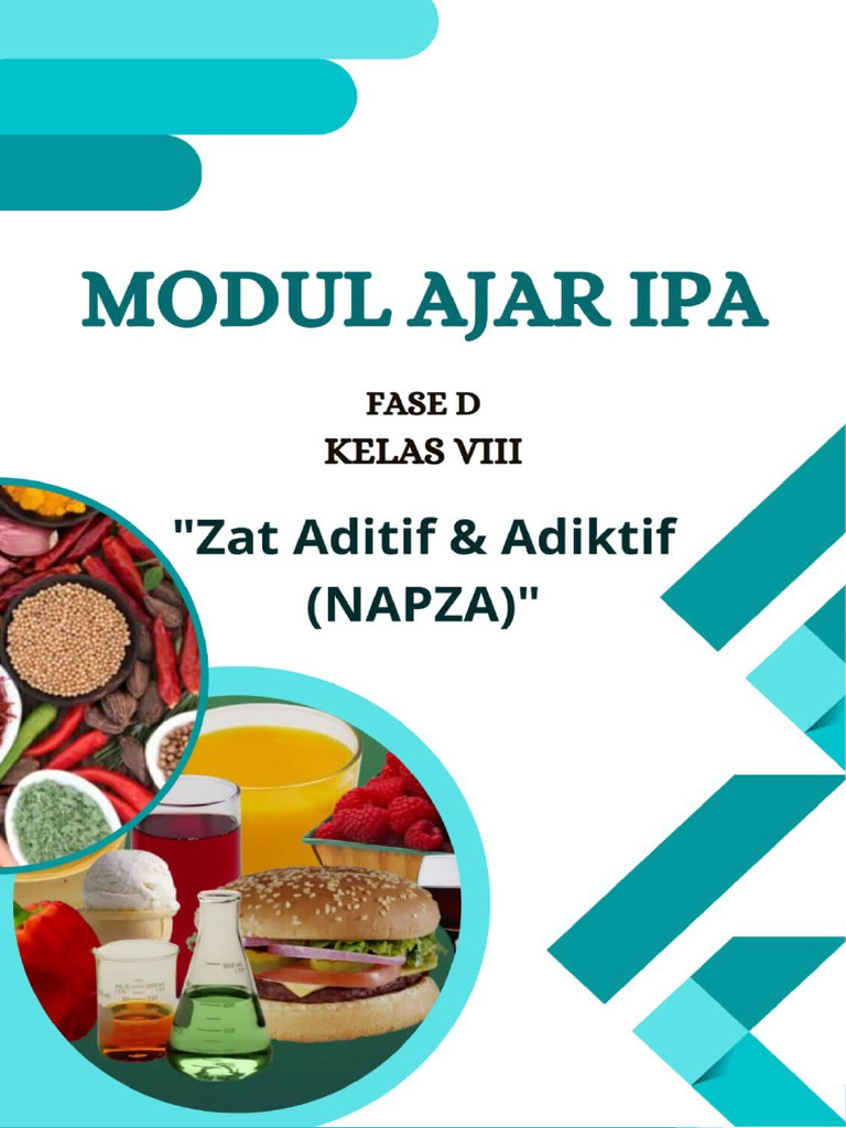 MODUL AJAR ZAT ADITIF Dan Adiktif | PDF