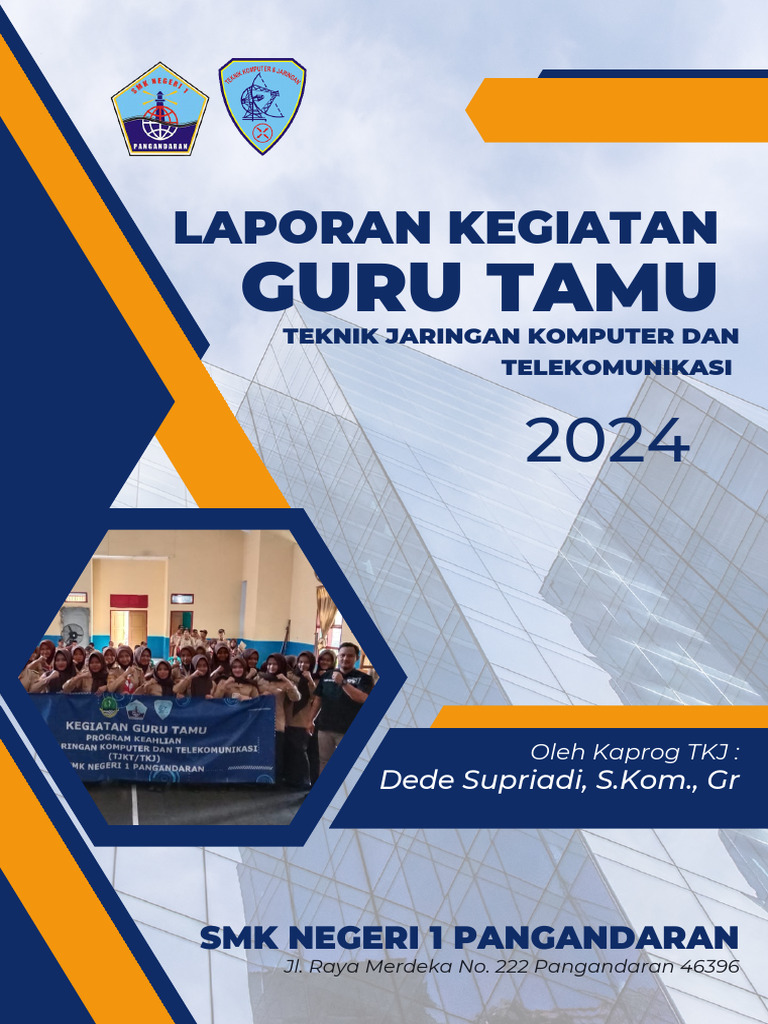 Cover Laporan Guru Tamu 2024 | PDF