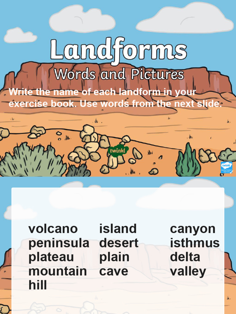 Assessment Landforms | PDF