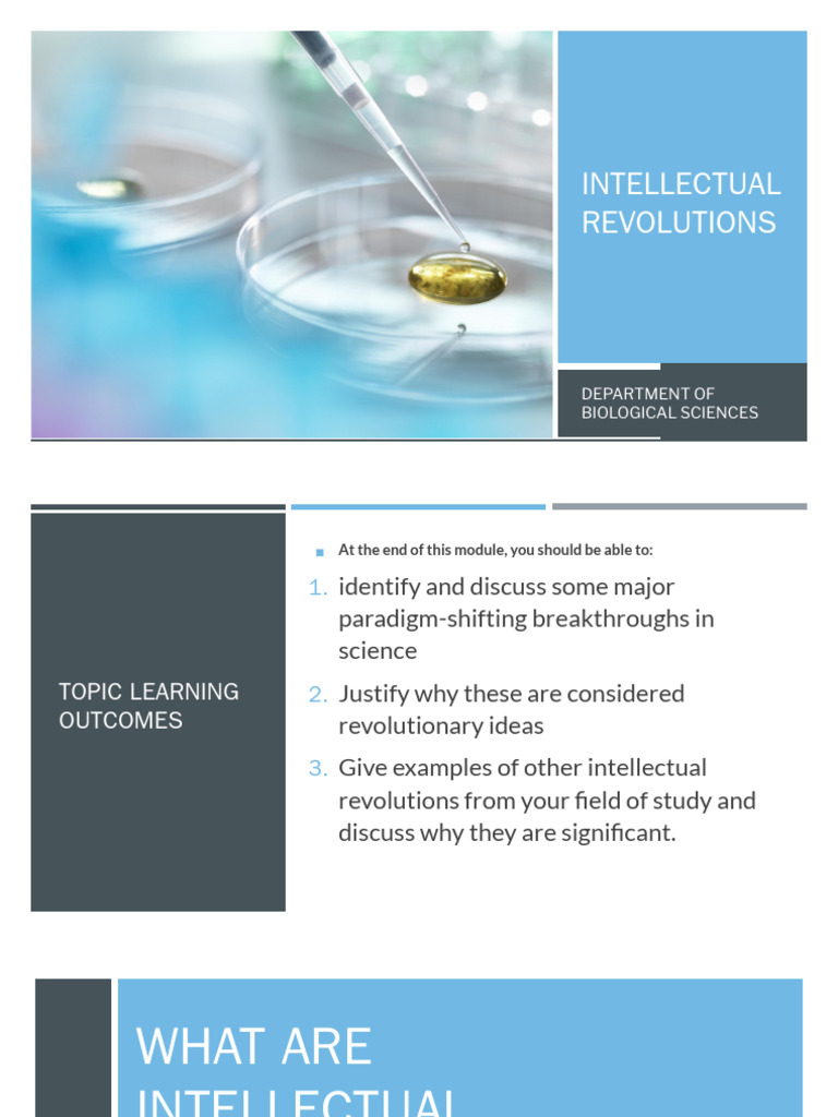Major Intellectual Revolutions in Science | PDF | Astronomy