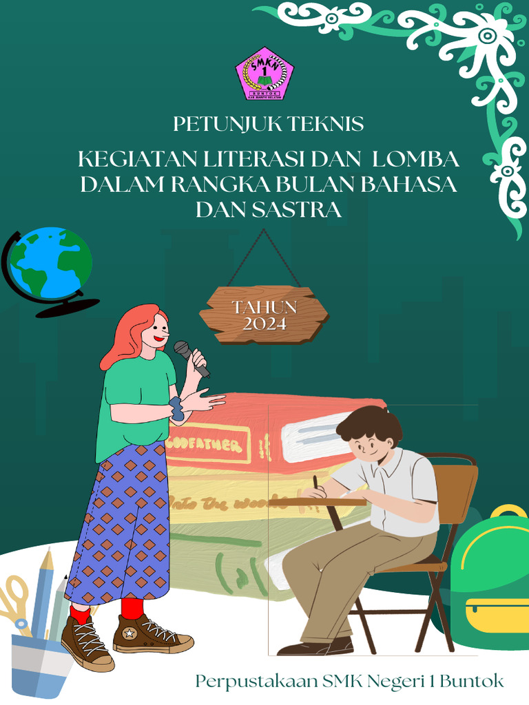Juknis Kegiatan Dan Lomba Bulan Bahasa 2025 | PDF | Seni & Disiplin Bahasa