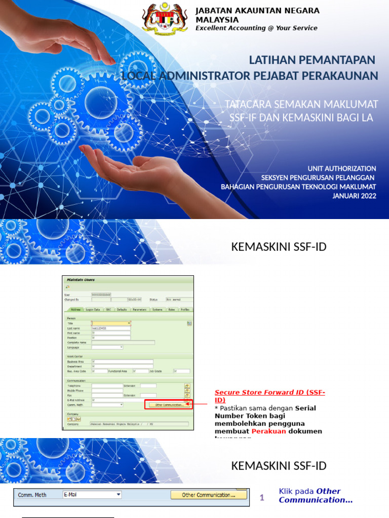 Slaid 2 Tatacara Semakan Maklumat SSF ID | PDF