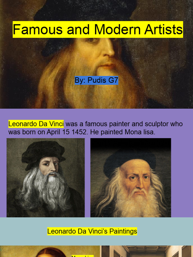 Famous and Modern Artists | PDF