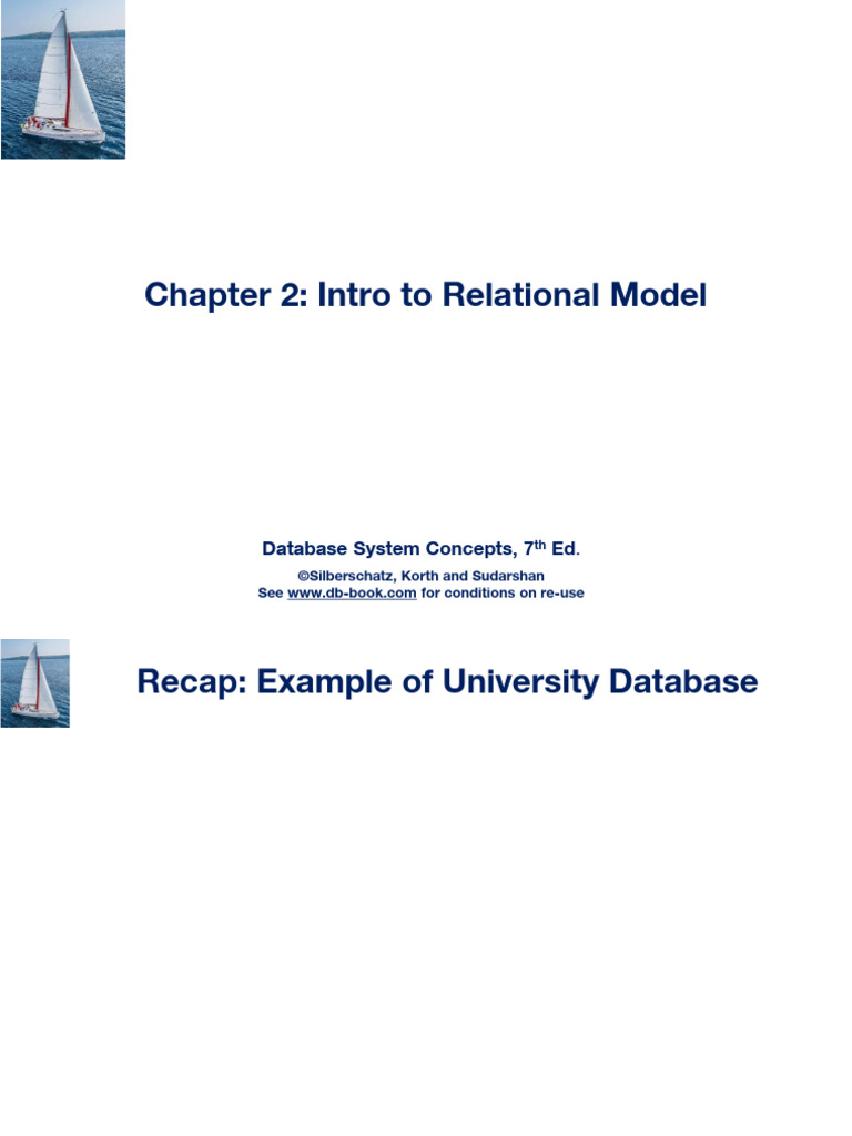 Ch2 Relational Model | PDF | Relational Model | Mathematical Logic Ch2 Relational Model | PDF | Relational Model | Mathematical Logic