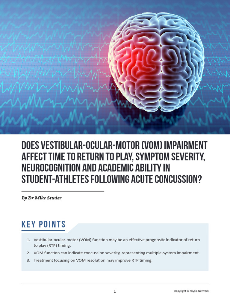 Free Review - October - Struder - en | PDF | Concussion | Physical Therapy