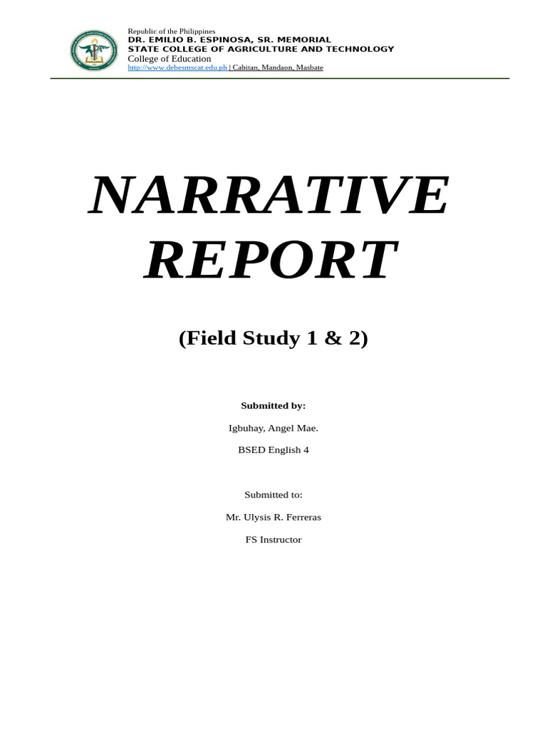 NARRATIVE REPORT (Igbuhay) (1) - 1 | PDF | Learning | Teachers