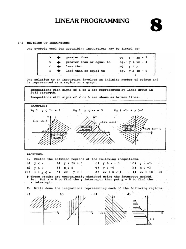 Linear Programming Handout-1 | PDF | Mathematical Optimization | Linear Programming