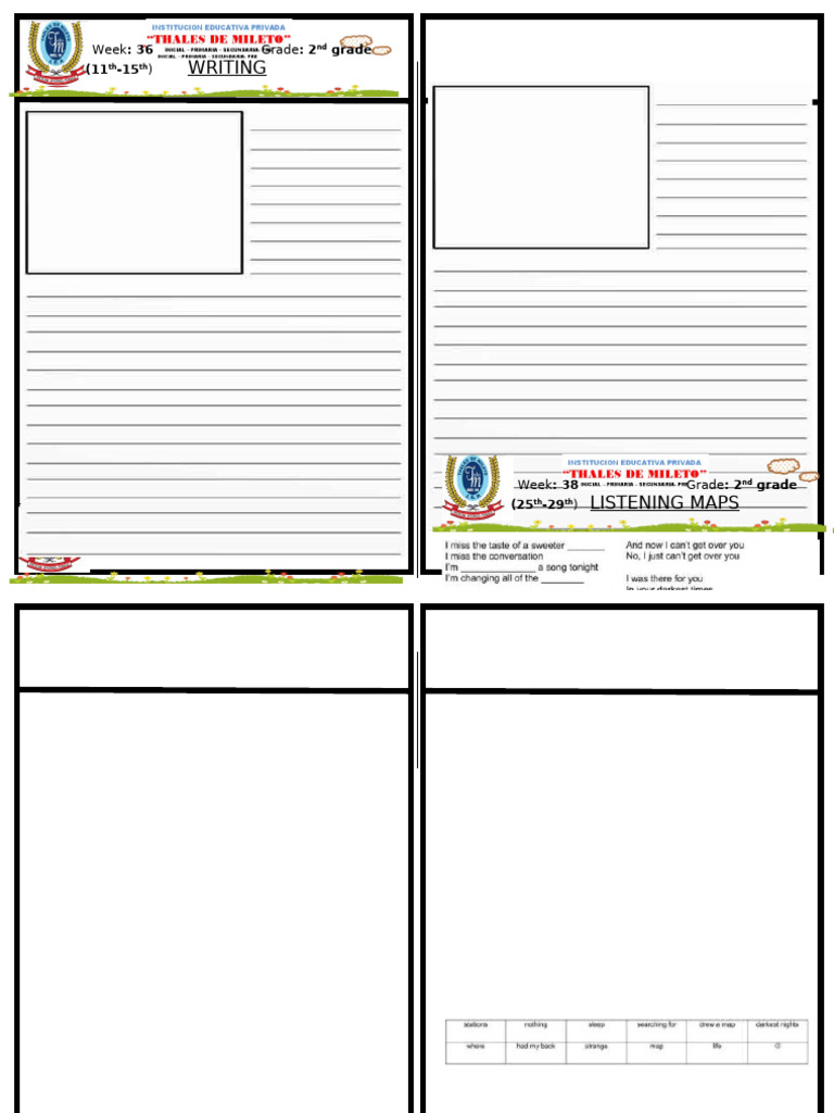 S31 Kamila Inglés 2do Año | PDF