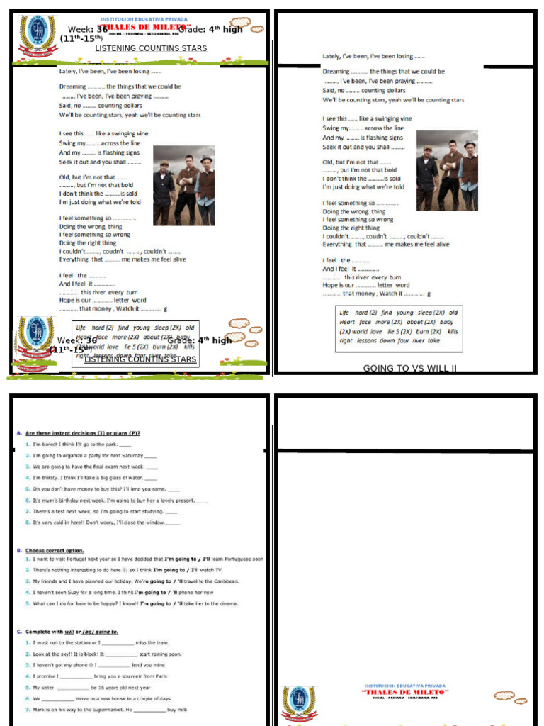 S31 Kamila Inglés 4to Año | PDF | Social Science