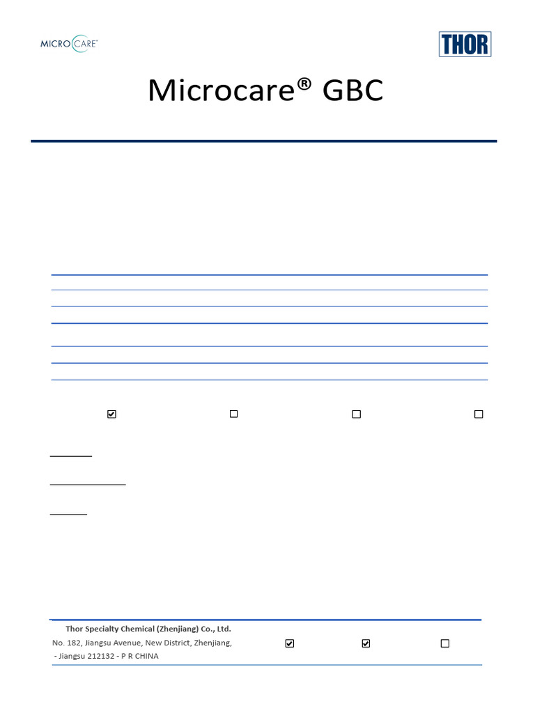 Microcare GBC - PD - 2023 11 13 | PDF | Cosmetics | Volatile Organic ...