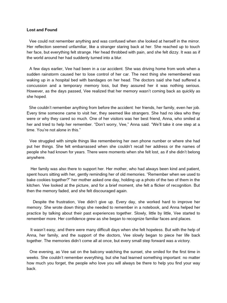 Lost and Found | PDF