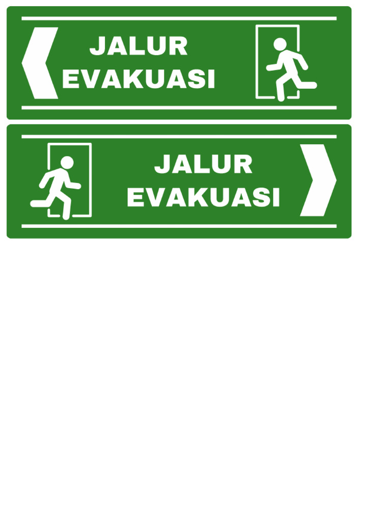 Jalur Evakuasi | PDF