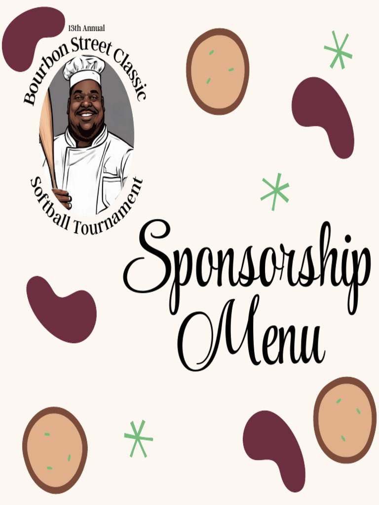 Bourbon Street Classic Sponsorship Guide | PDF | Restaurants