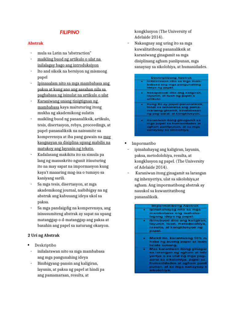 Filipino | PDF