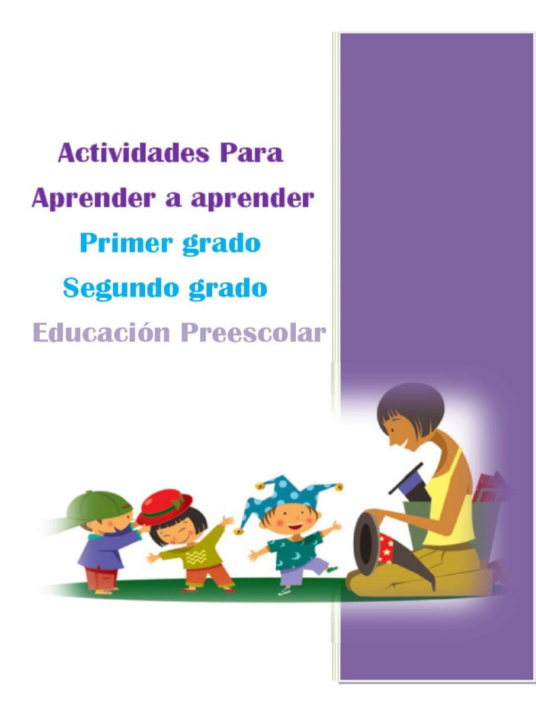 Act. para Aprender Aprender 1 y 2 Preescolar. | PDF