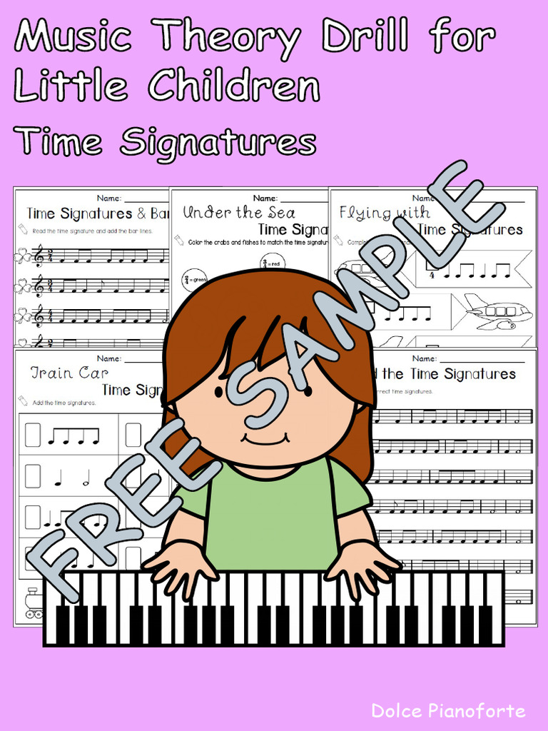 Music Theory Drill For Little Children - Time Signatures Free | PDF