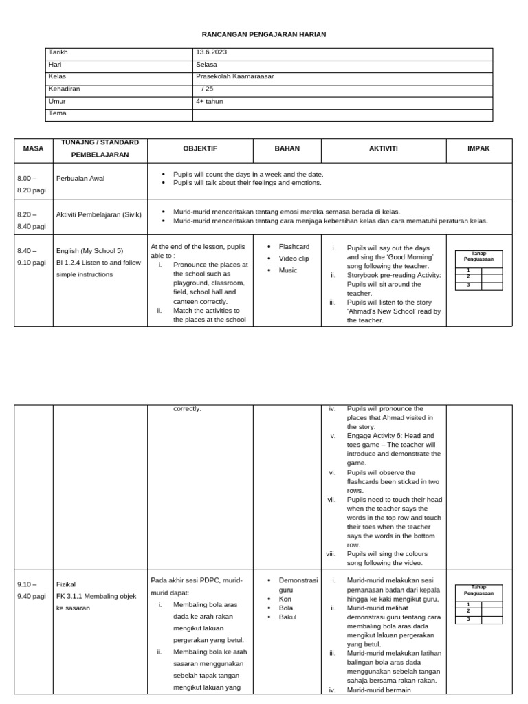 RPH 13 June 2023 | PDF