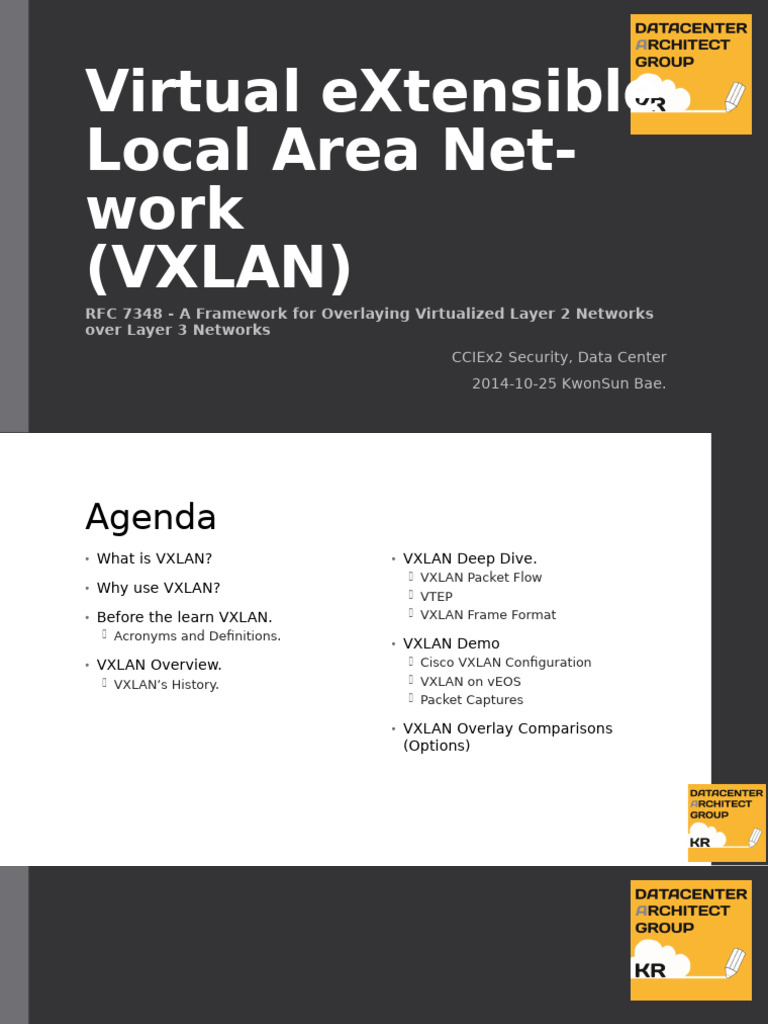 Understanding VXLAN: RFC 7348 Overview | PDF | Computer Network | Multicast