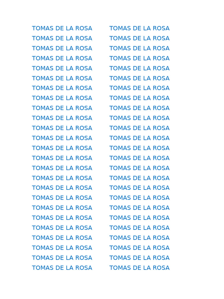 Tomas | PDF