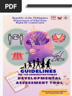 PEDS Developmental Screening Guide | PDF | Psychology | Behavioural ...