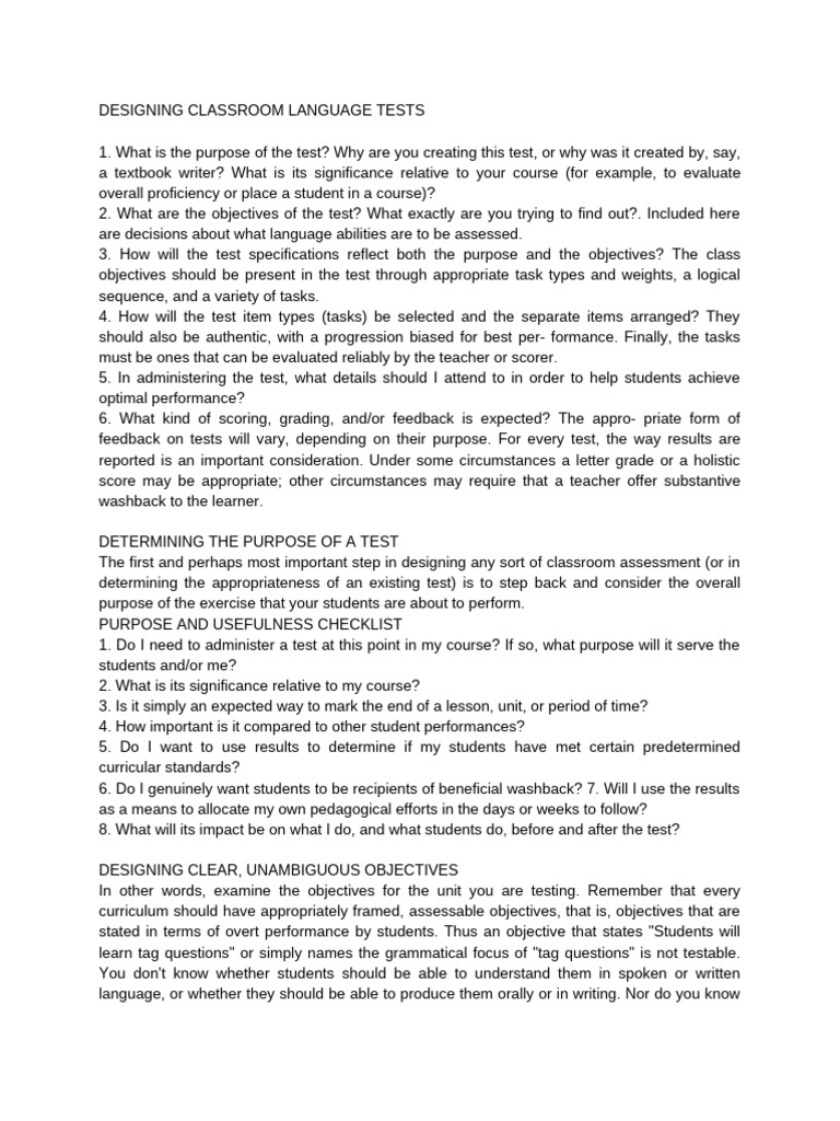 Designing Classroom | PDF | Multiple Choice | Educational Assessment