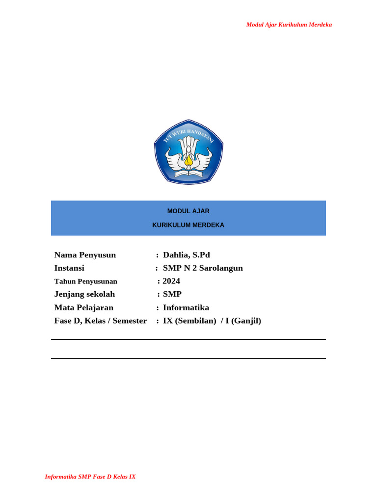 4. MA Bab 1 Informatika dan Keterampilan Generik | PDF