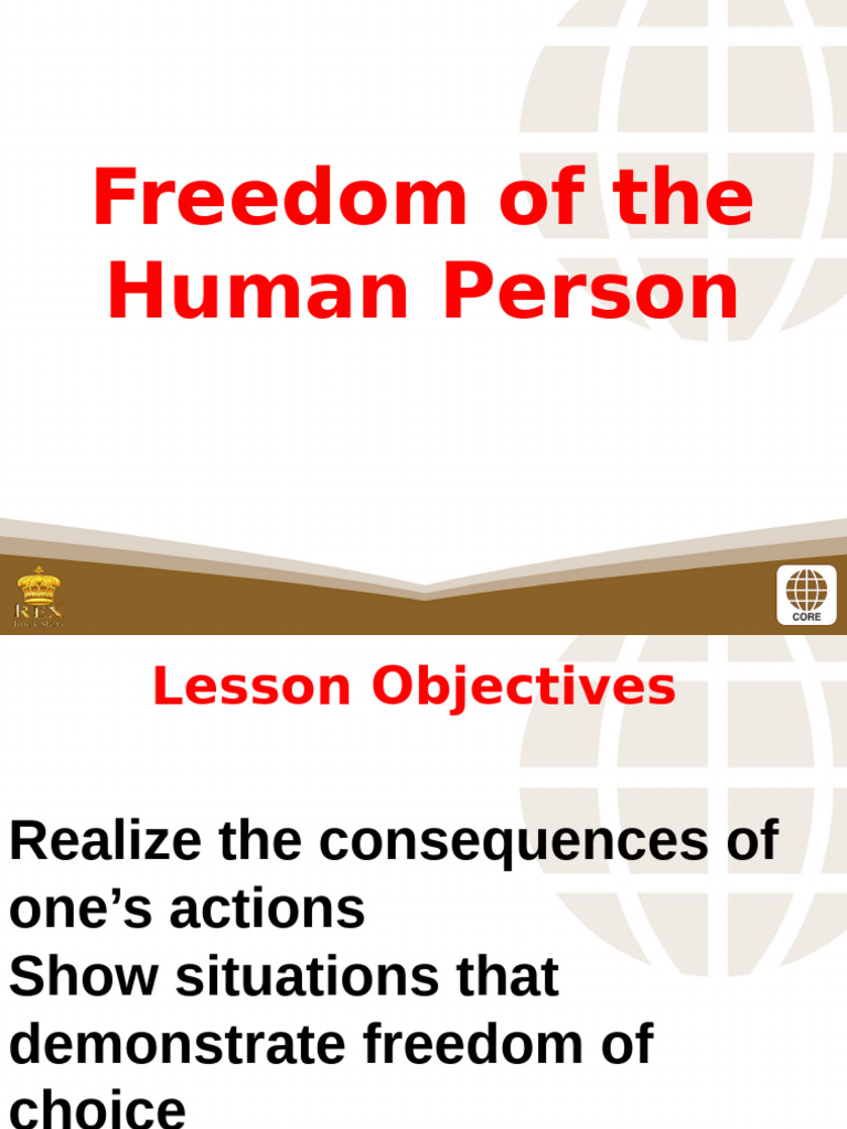 Understanding Human Freedom and Choices | PDF | Natural Law | Thomas ...