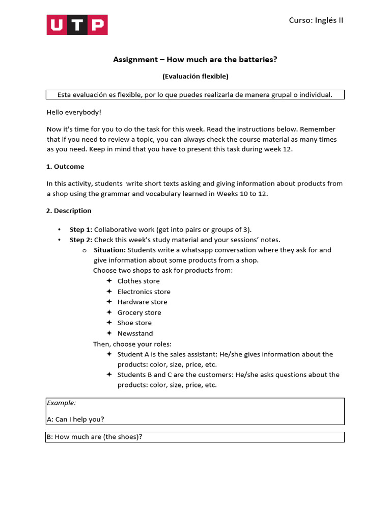 Week 12 - Task Assignment - How Much Are The Batteries | PDF | Human ...