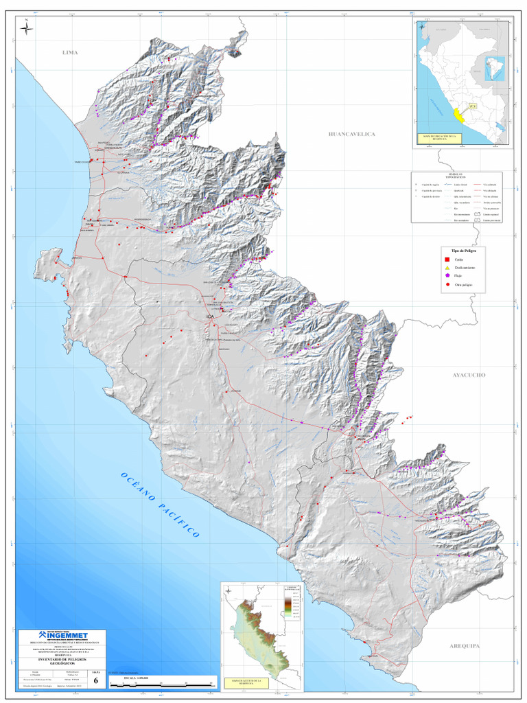 C067-Mapa 6-Peligros Ica | PDF