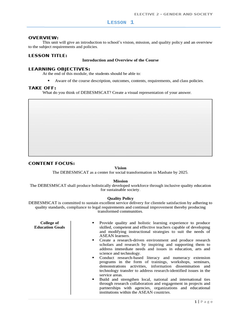 Module For Elective 2 | PDF | Heterosexuality | Sexual Orientation