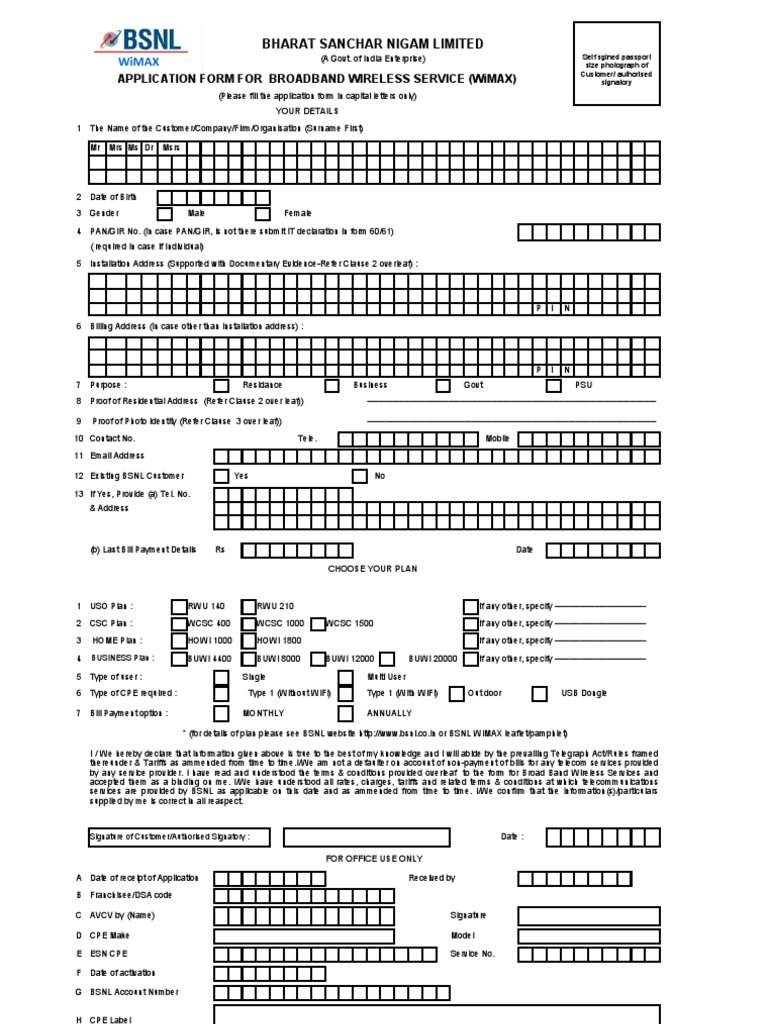 Form CAF | PDF | Technology & Engineering
