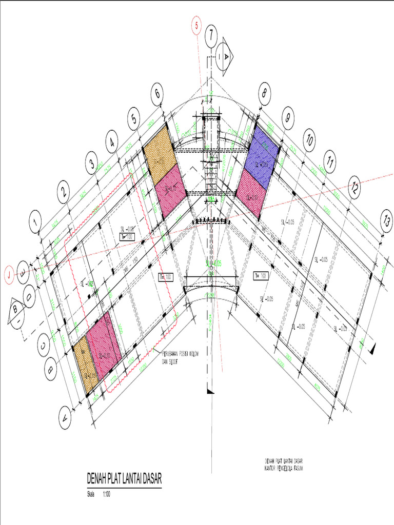 Denah Plat Dasar | PDF