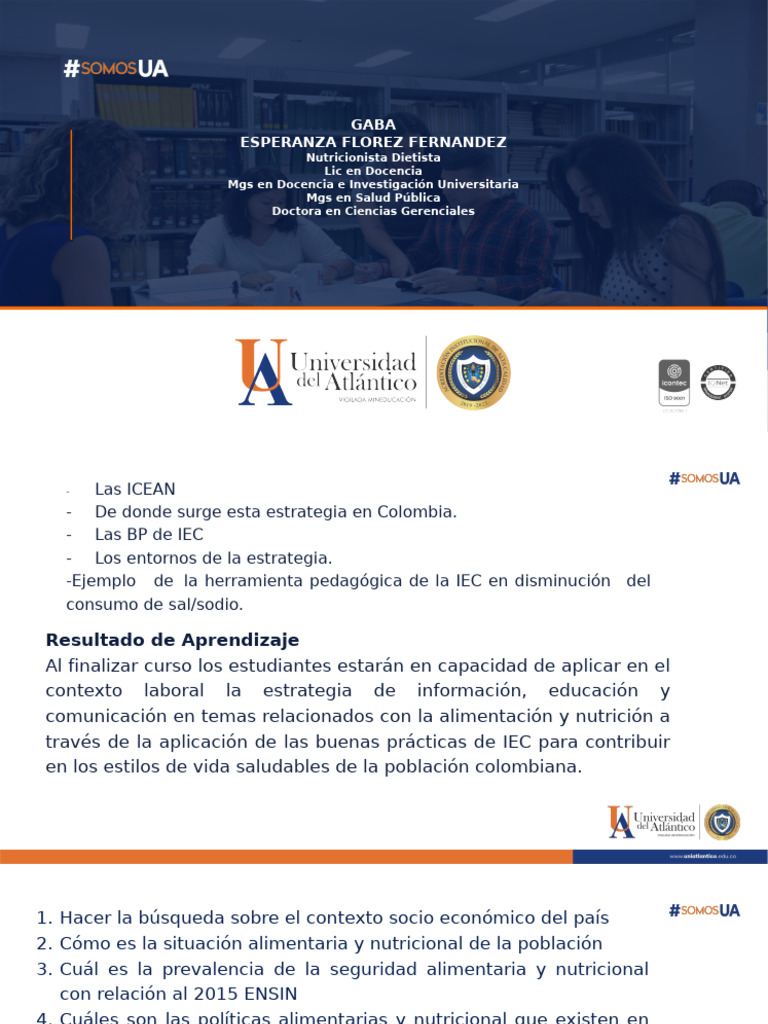 ICEAN | PDF | Comportamiento | Nutrición