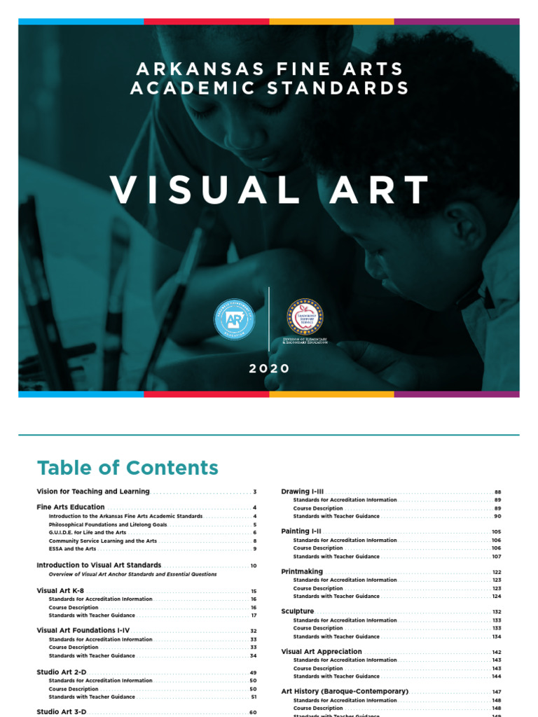 Visual Arts, Arkansas Department of Education | PDF | Literacy | Empathy