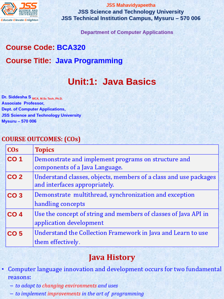 Unit 1 Java Basics | PDF | Data Type | Parameter (Computer Programming) Unit 1 Java Basics | PDF | Data Type | Parameter (Computer Programming)